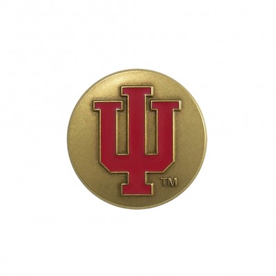 Brass Block IU Lapel Pin. Indiana University Accessories. | IMC Retail