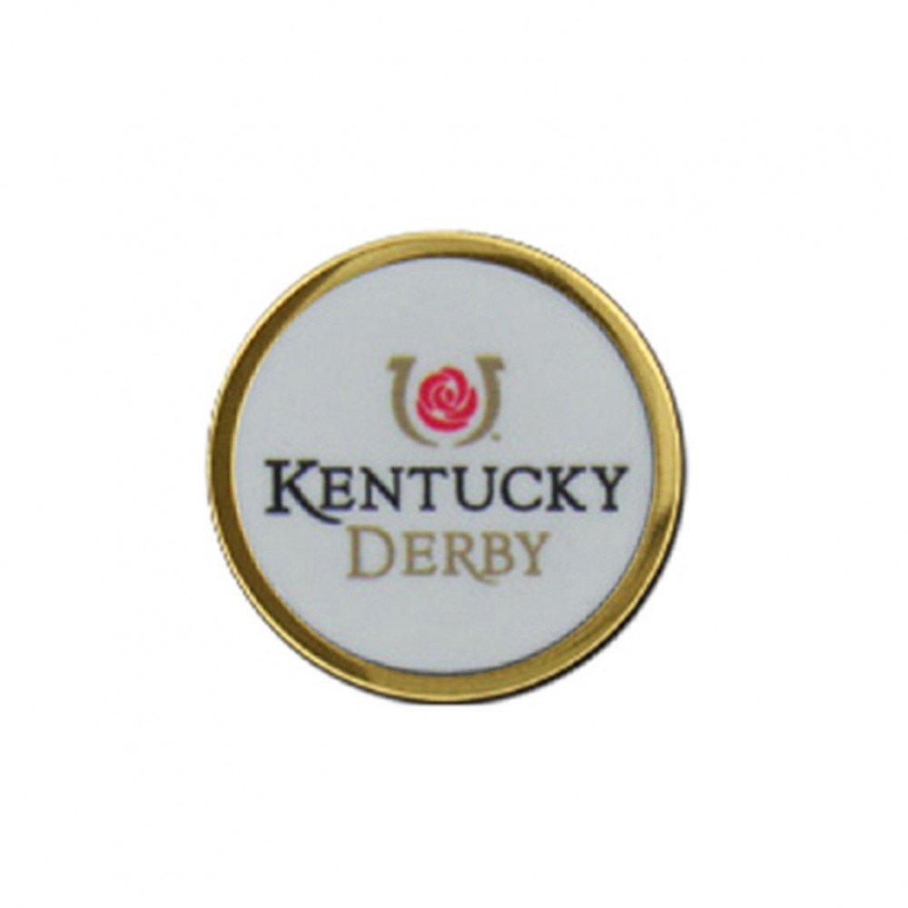 Printed Pin. Kentucky Derby & Churchill Downs Lapel Pins. | IMC Retail